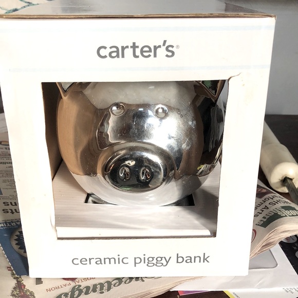 Carter's | Other | Ceramic Piggy Bank | Poshmark